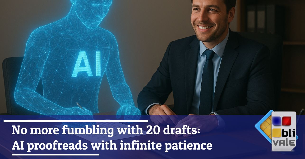 No more fumbling with 20 drafts: AI proofreads with infinite patience