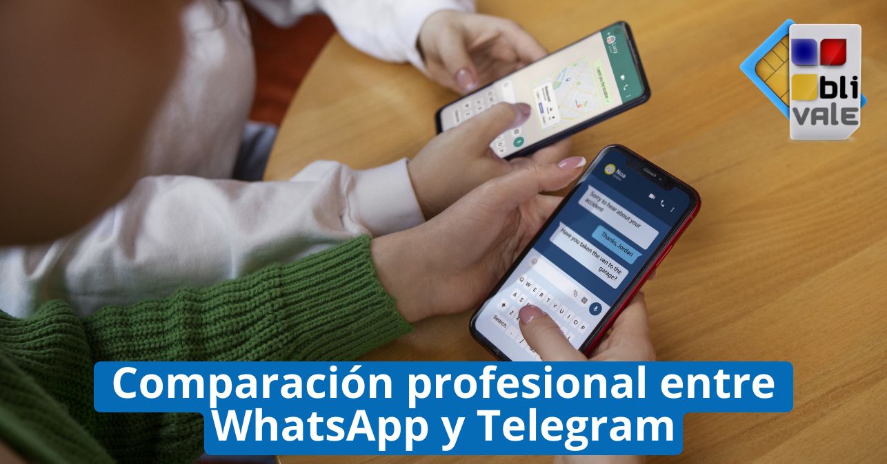 Comparación profesional entre WhatsApp y Telegram